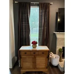 Pottery Barn | Accents | Pottery Barn 2 Silk Dupioni Drape Curtain 8 ...